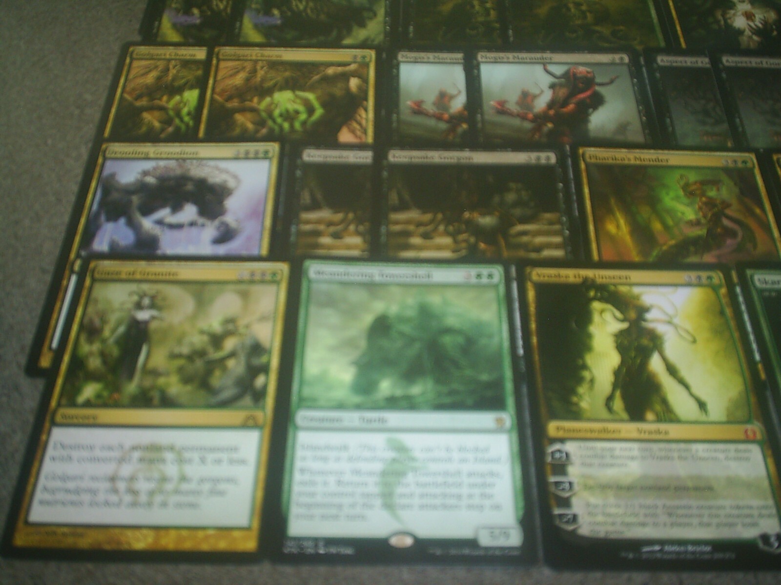 MTG Magic VRASKA the UNSEEN DECK Korozda Guildmage Slitherhead Gaze of ...