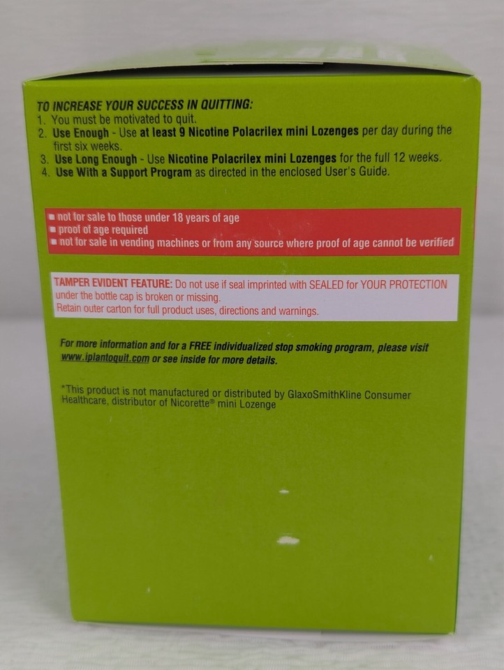 Amazon Basics - Nicotine Mini Lozenge - 4mg - 135ct - exp: 07/27 | eBay