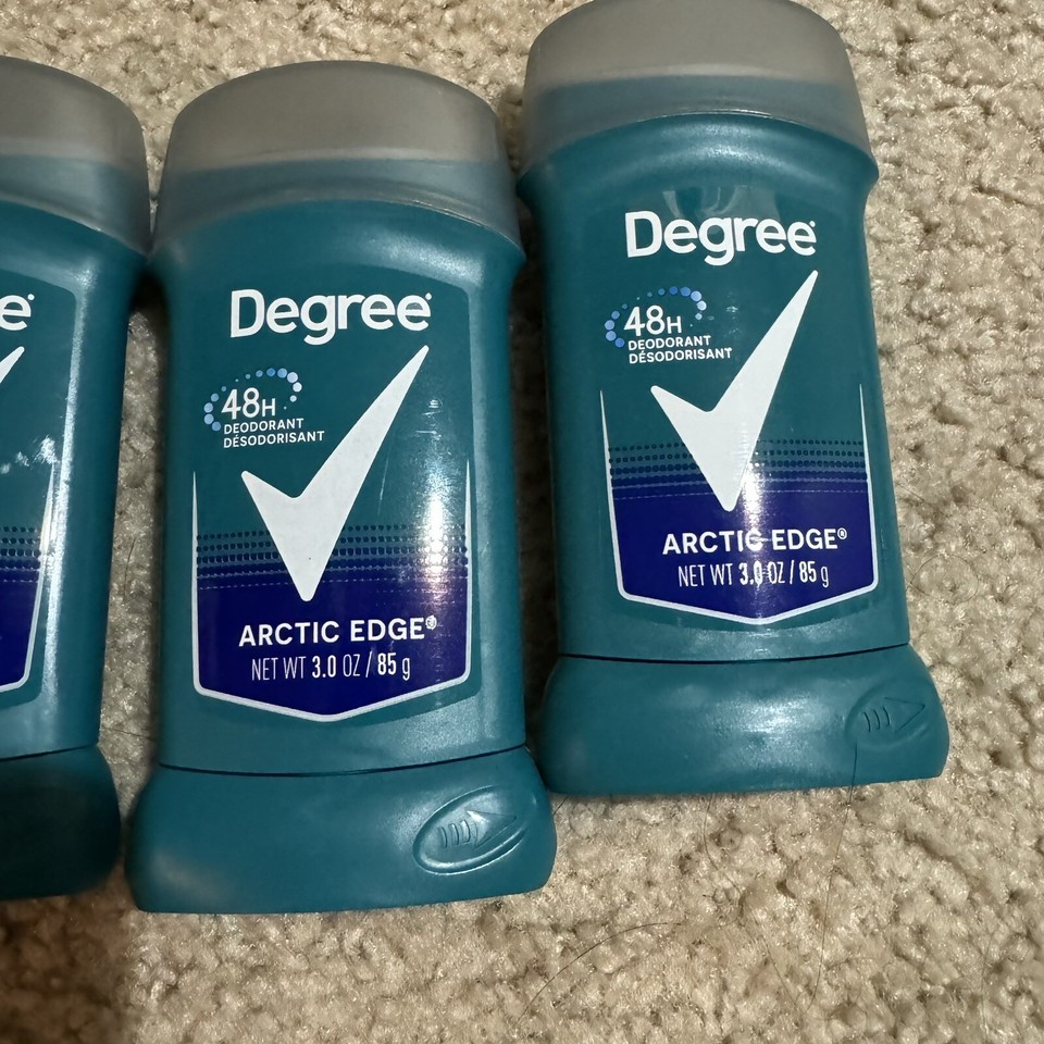 Degree Men Arctic Edge 48 Hour Protection Deodorant Stick 3 Oz - Lot Of ...