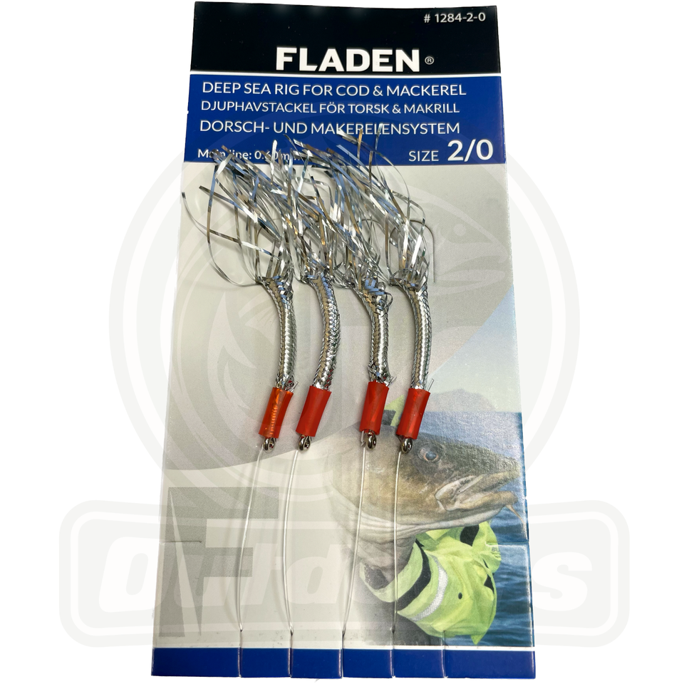 5x Packs Fladen Mackerel Feathers Sea Silver Tinsel Sea Boat Shore ...