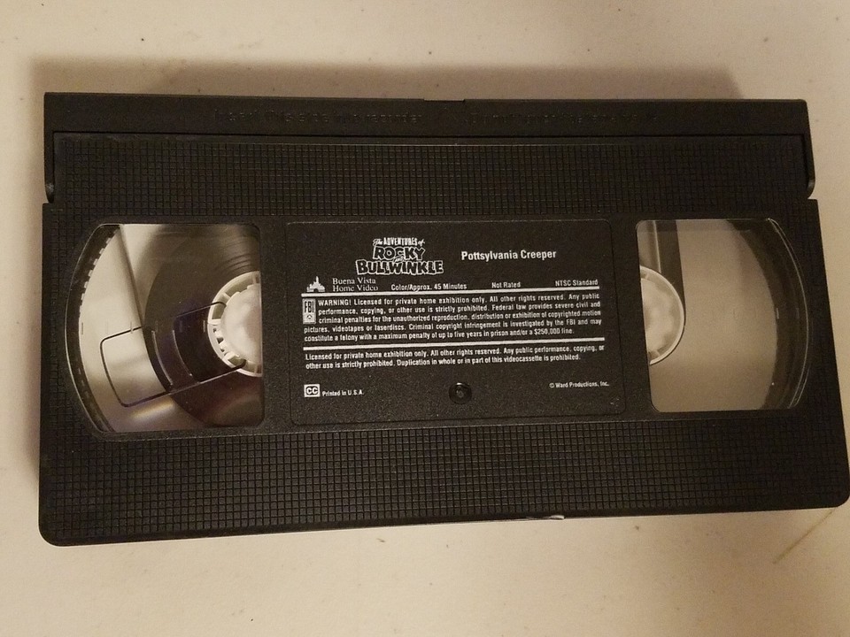 The Adventures of Rocky Bullwinkle - Vol. 9: Pottsylvania Creeper (VHS ...