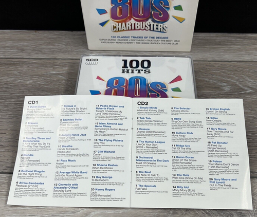 100 Hits: 80s Chartbusters [Box] by Various Artists (CD, Apr-2013, 5 ...