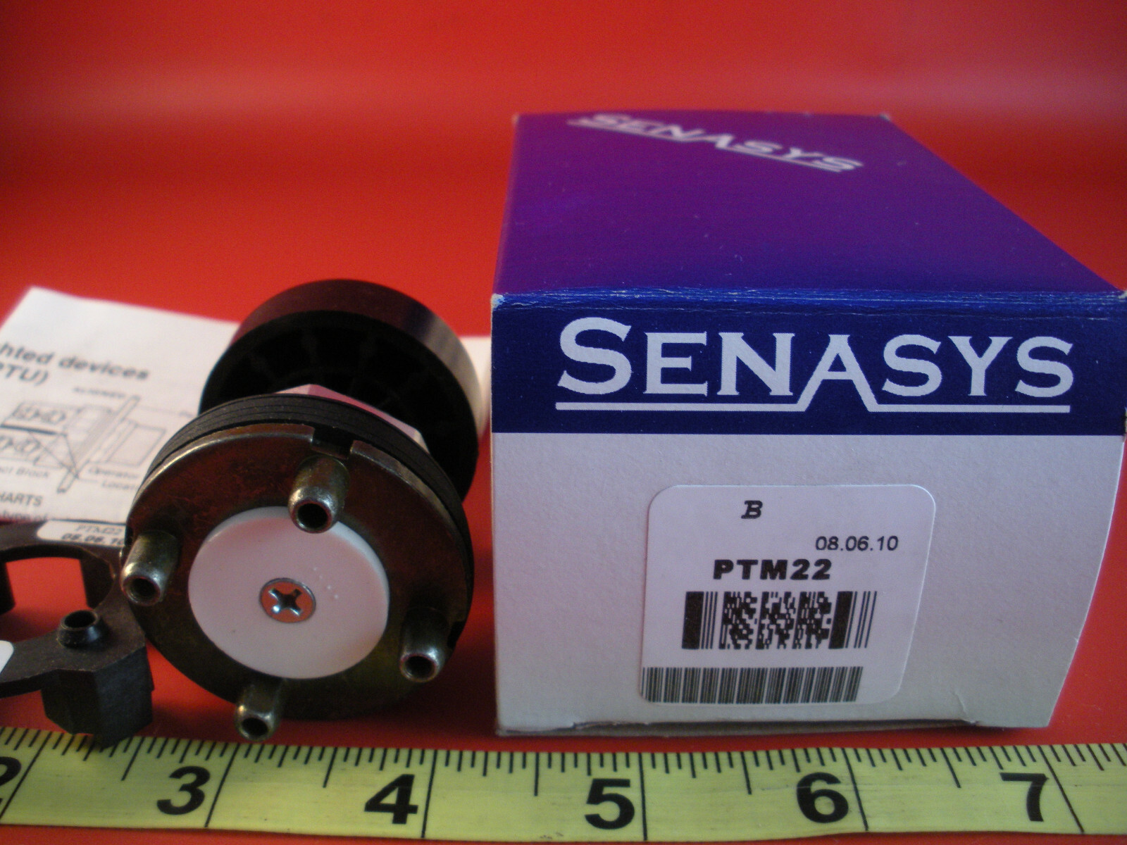 Senasys PTM22 Pushbutton Switch Operator PTM 22 Black Cap Nib New | eBay