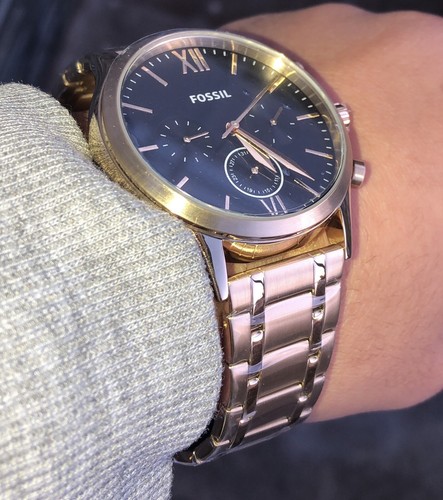 Fossil BQ2366 Fenmore Midsize Multifunction Gold Tone Stainless Steel ...