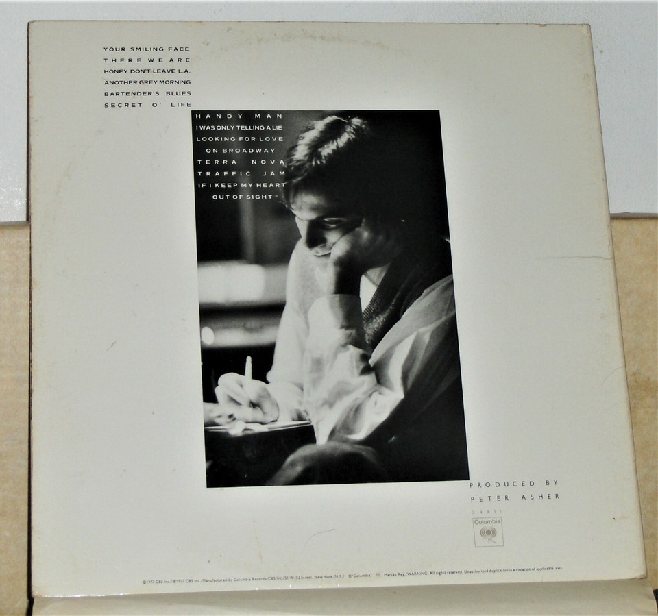 James Taylor - JT - 1977 LP Record Album - Vinyl Excellent | eBay