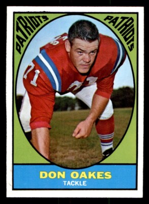 1967 Topps Football #8 Don Oakes NM/MT | eBay