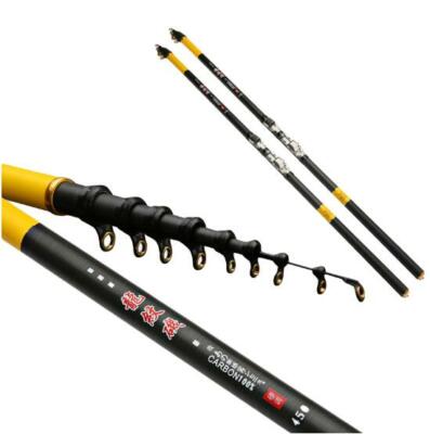 Spinning Rods Fishing Pole Fishing Rods Telescopic Rock Carbon Fiber ...