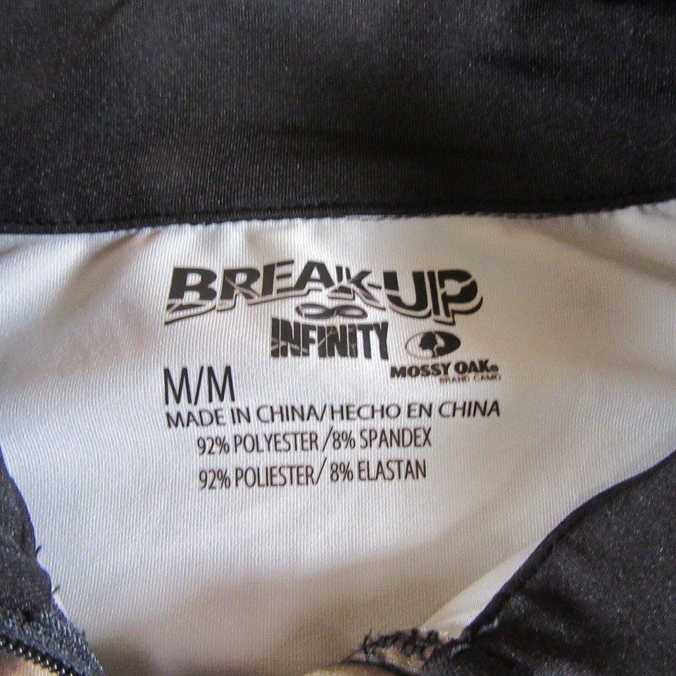Mossy Oak Pullover Mens M Break-Up Infinity Camo 1/4 Zip | eBay