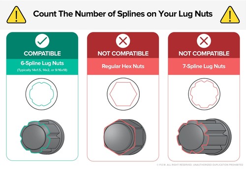 Large 6 Point Spline Drive Tuner Replacement Socket Key Tool For For ...