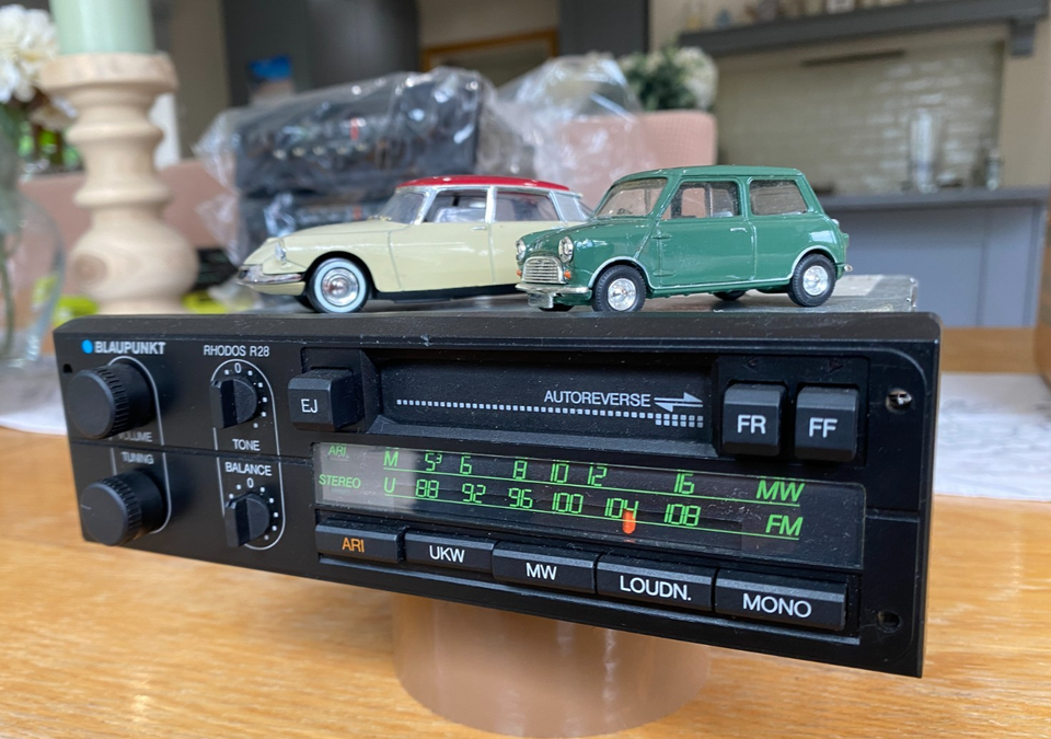 1980s car radio cassette Blaupunkt Rhodos R28 VW Golf & Audi plus other ...