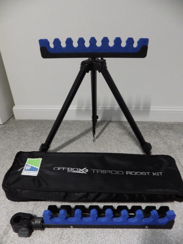 Preston Off Box Tripod Roost Kit River Lake Fishing Pole Organiser ...