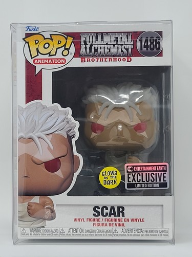 Funko Scar 1486 Fullmetal Alchemist Brotherhood GITD EE Exc with ...