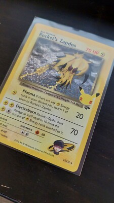 Rocket's Zapdos (15/132) Pokemon CELEBRATIONS Holographic card | eBay