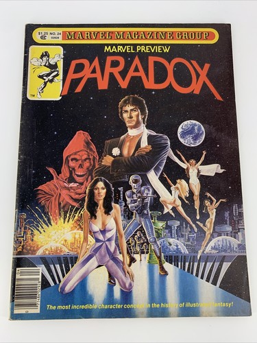 MARVEL PREVIEW #24 Paradox MARVEL Comics Magazine 1980 Gulacy adult SCI FI Fine | eBay
