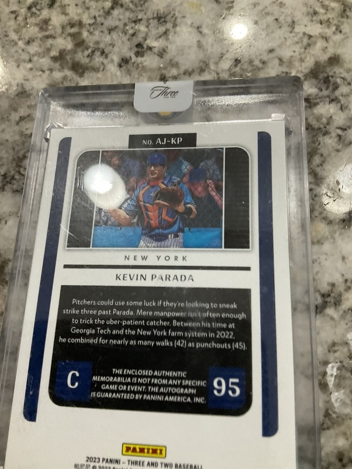2023 Panini Three and Two Kevin Parada Patch Auto #5/8 SEALED | eBay
