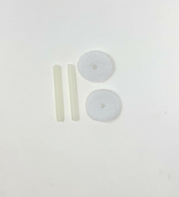 SPOOL PIN PLASTIC (2) 172007 & FELT (2) SINGER SEWING MACHINE 401A ...