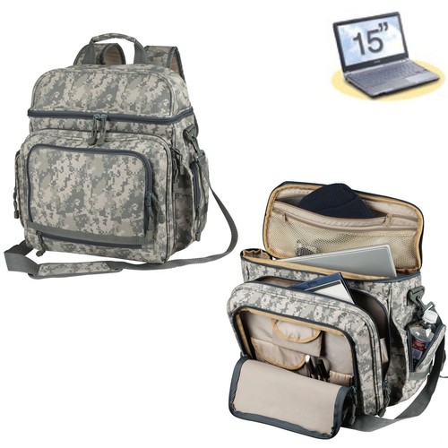 *NEW* ACU Digital Camo Military Army Laptop Bag Notebook Backpack ...
