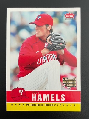 2006 Fleer Tradition Cole Hamels ROOKIE Philadelphia Phillies #29 ...