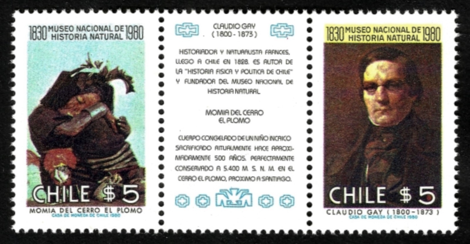 CHILE, CLAUDIO GAY, EL PLOMO MUMMY, YEAR 1980, MNH | eBay