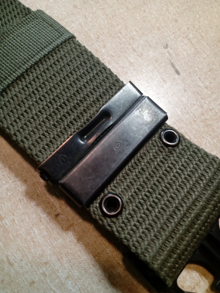 US Army pistol belt Military web gear utility MILITARY SURPLUS Size ...