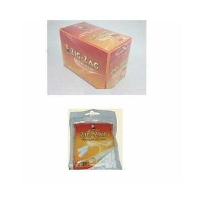 ZIG ZAG REGULAR FILTER TIPS 100 TIPS PER PACK ZIGZAG CIGGARETTE FILTERS ...