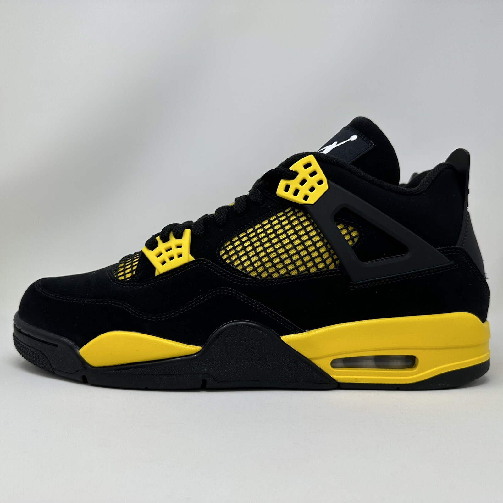 Nike Air Jordan Retro IV 4 Thunder 2023 Black Yellow Men's Size 13 ...
