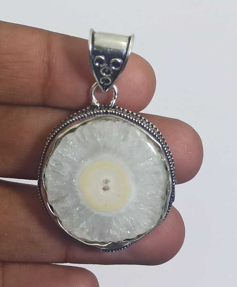 Solar Quartz Oval Shape Handmade Gemstone Pendant Jewelry Pendent Size ...