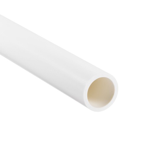 PVC Rigid Pipe 16mm ID x 20mm OD 0.5m Rigid Water Pipe Drain Pipe White ...