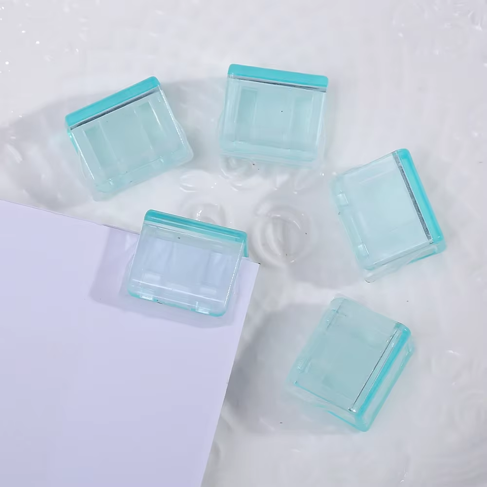 Candy Color Push Paperclip Pusher Transparent Test Paper File Storage ...