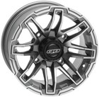 Kit 4 Deestone Swamp Witch Tires 30x9-14 on Quadboss Stryker Gray ...