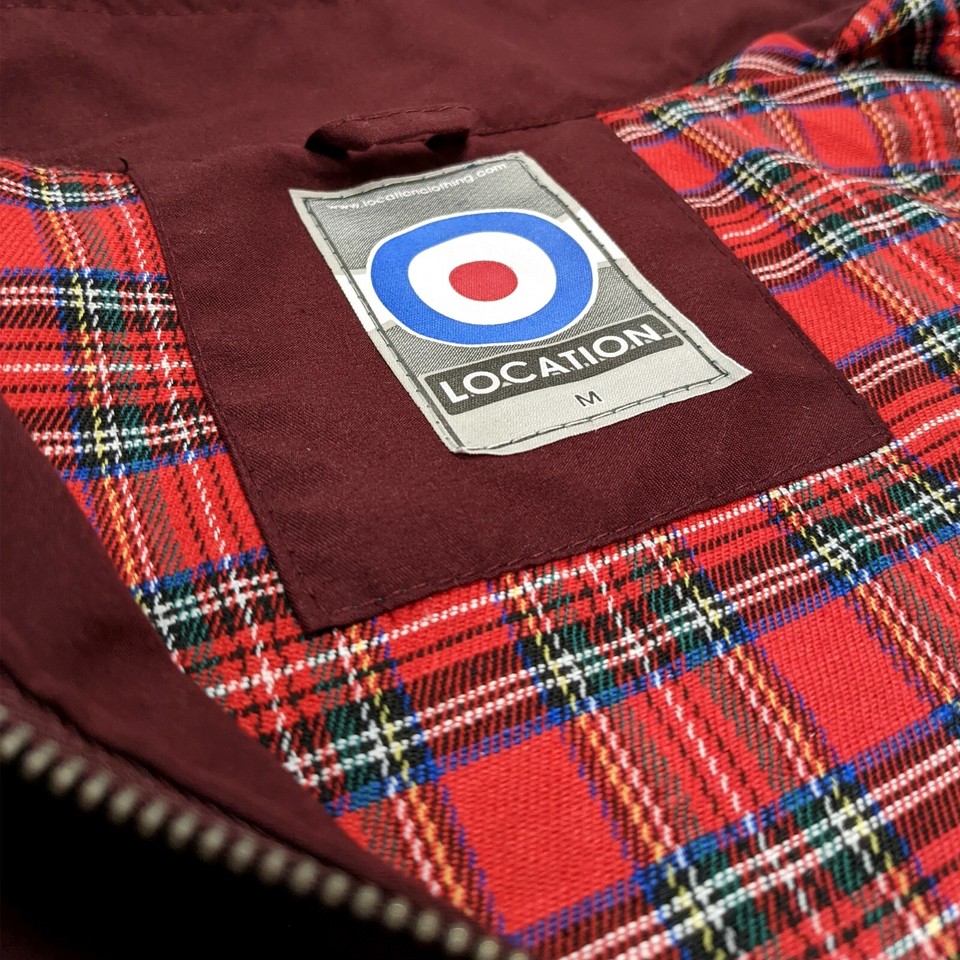 Mens Classic Location Mod Coat Jacket Tartan Lining Soft Lightweight ...