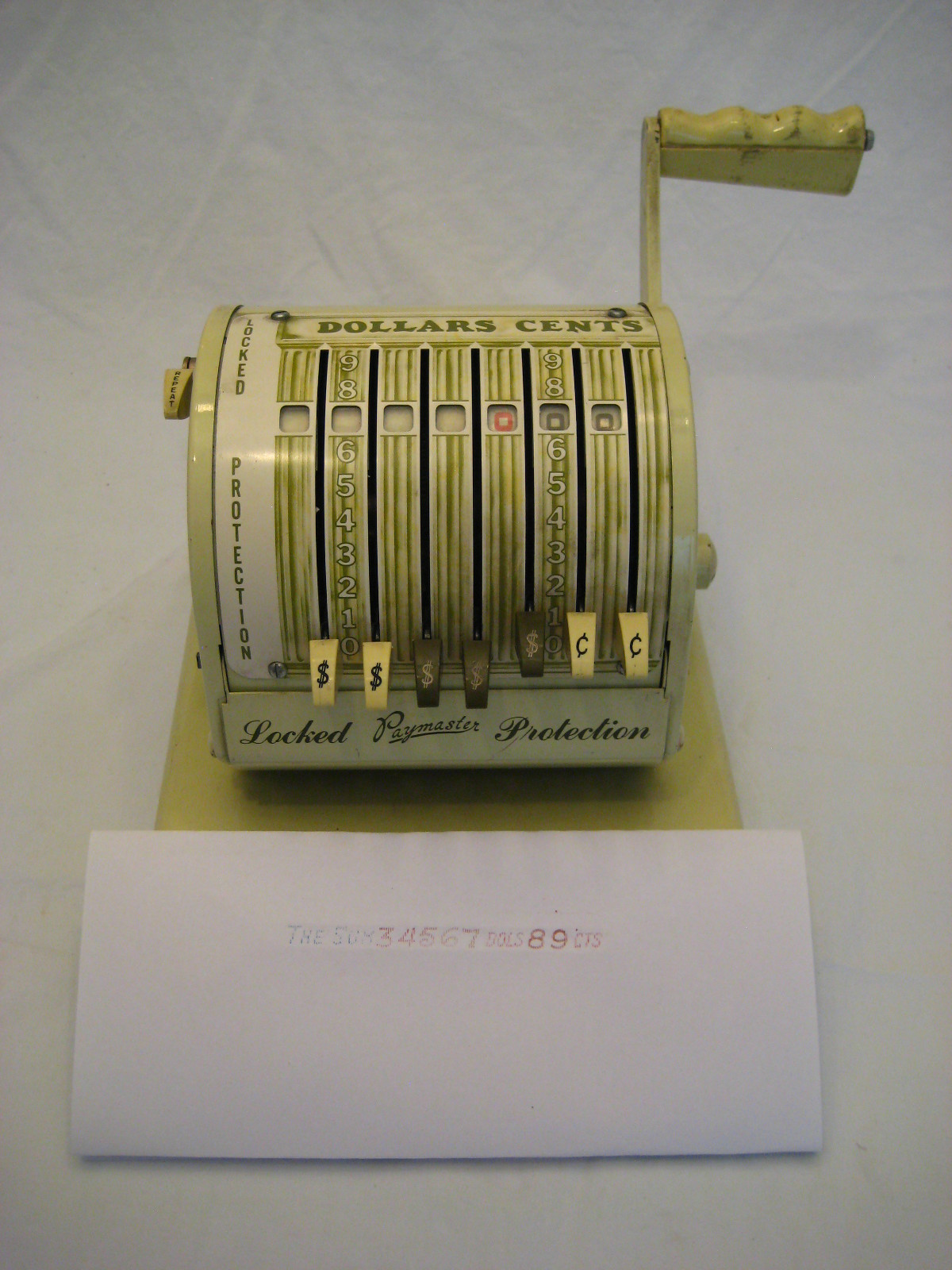 Vintage Paymaster Check Printer X-550 | eBay