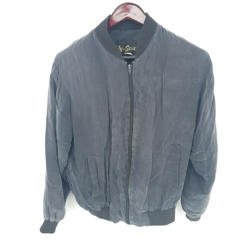Vintage Alan Stuart Jacket Mens Small Gray Rayon Made in USA ...