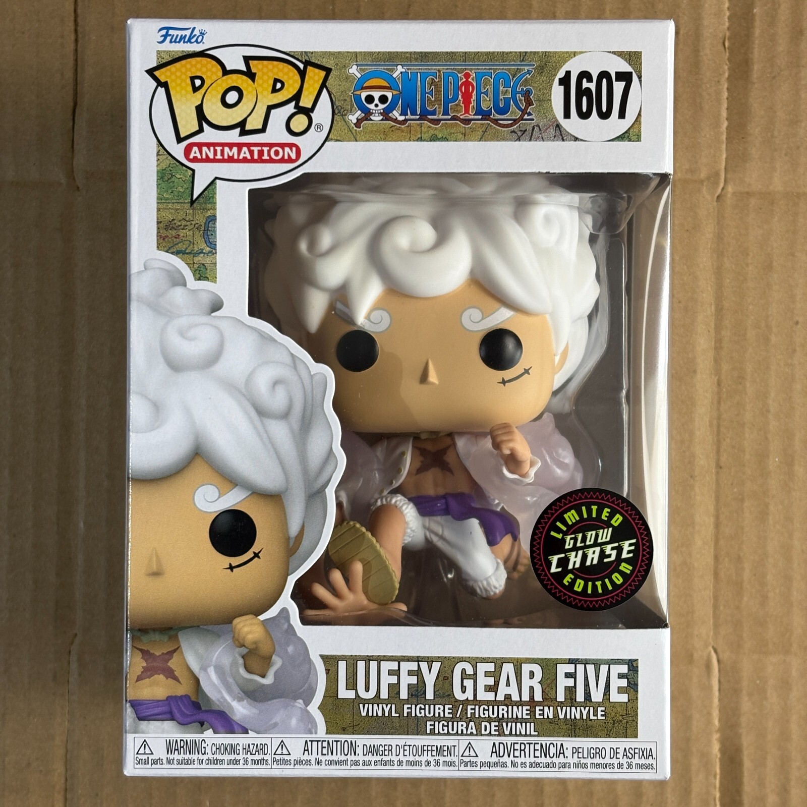 Funko Pop! Luffy Gear Five CHASE #1607, One Piece, GITD, Animation ...