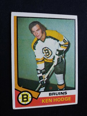1974-75 Topps Hockey Card # 230 Ken Hodge - Boston Bruins (VG/EX) | eBay