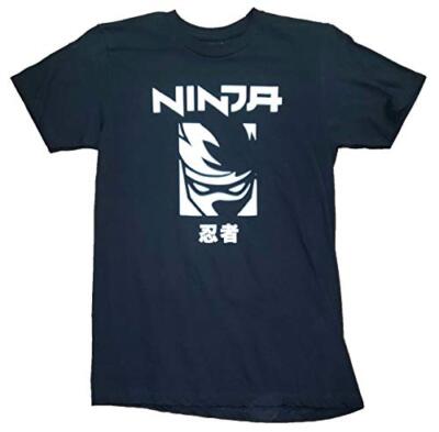 New Ninja Tyler Blevins Logo Black Graphic T-Shirt - X-Large | eBay