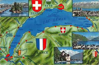Lac Leman Map