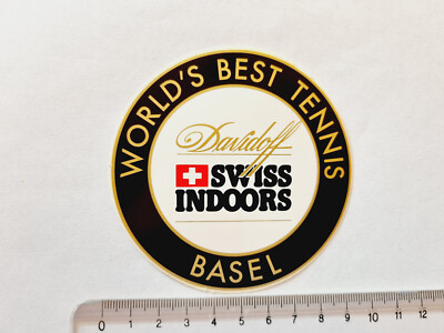 Autocollant Swiss À L’Intérieur Davidoff Basel Tennis Timbre Vintage ...