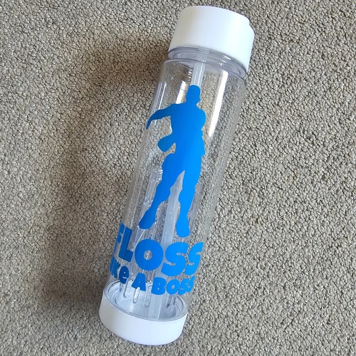 Floss Like A Boss Water Bottle Fortnite Inspired 750ml White Gaming ...