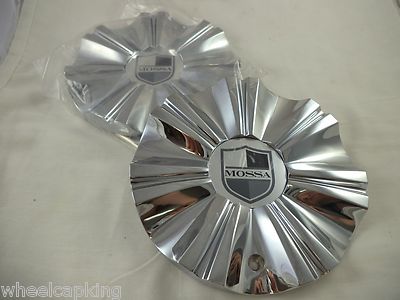 Mossa Wheels Chrome Custom Wheel Center Caps # 749-RWD /MS-CAP-L195 ...