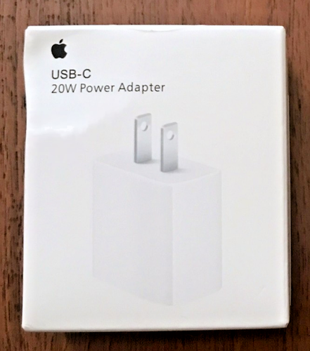 New Genuine OEM Apple 20W USB-C Power Adapter iPhone Fast Charger ...