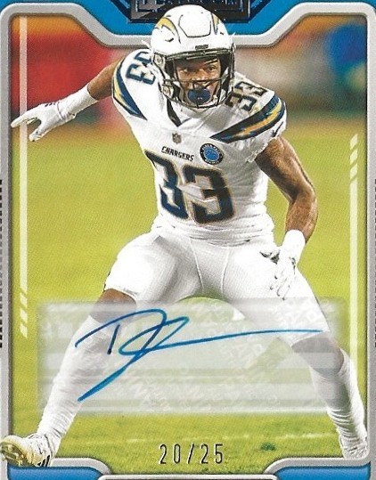 2021 Panini Playbook - Derwin James #68 Platinum Signatures /25 (AU ...