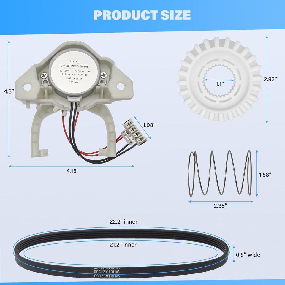WH03X30517 Washer Mode Shifter Actuator kit Washing Machine Clutch ...