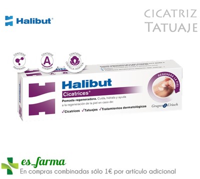 HALIBUT Pommade Régénérant Crème Traitement Tatouages Cicatrices 50g ...