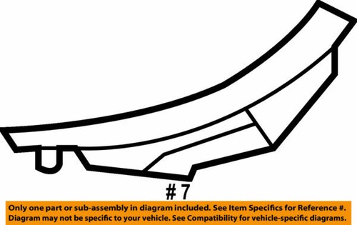 53867-60090 Toyota Seal, front fender to cowl side, lh 5386760090, New ...