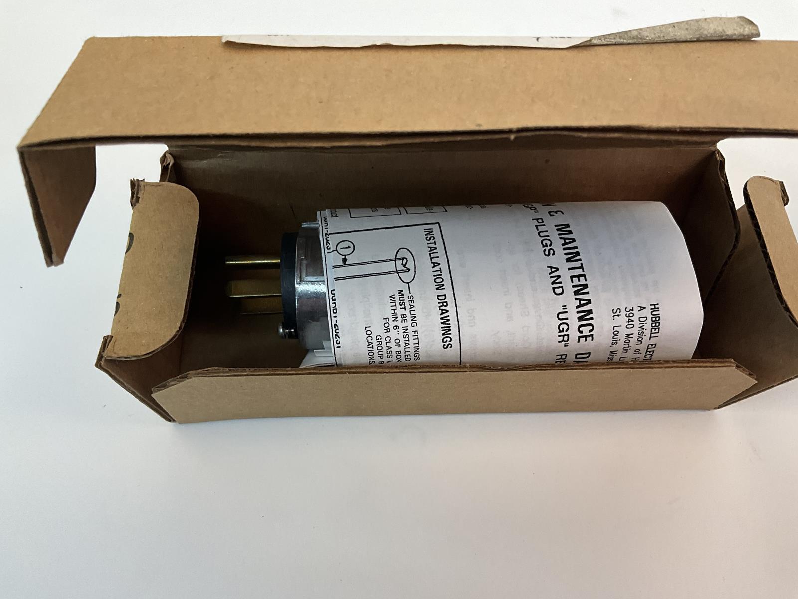 Killark Ugp-15231qwww Plug 125vac 60 Hz 15a 1 HP and Outlet for sale ...