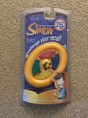 SIMON Hand-Held Electronic Pocket Mini Travel Size Game 2002 Hasbro NEW ...