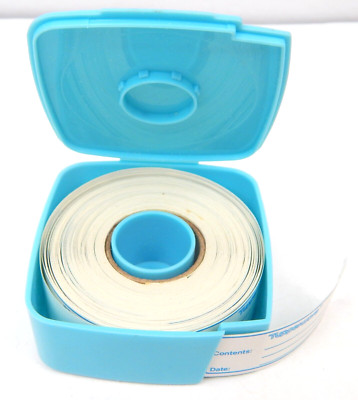 5P VTG Tupperware Label Dispenser Baby Blue Plastic w/ Labels | eBay