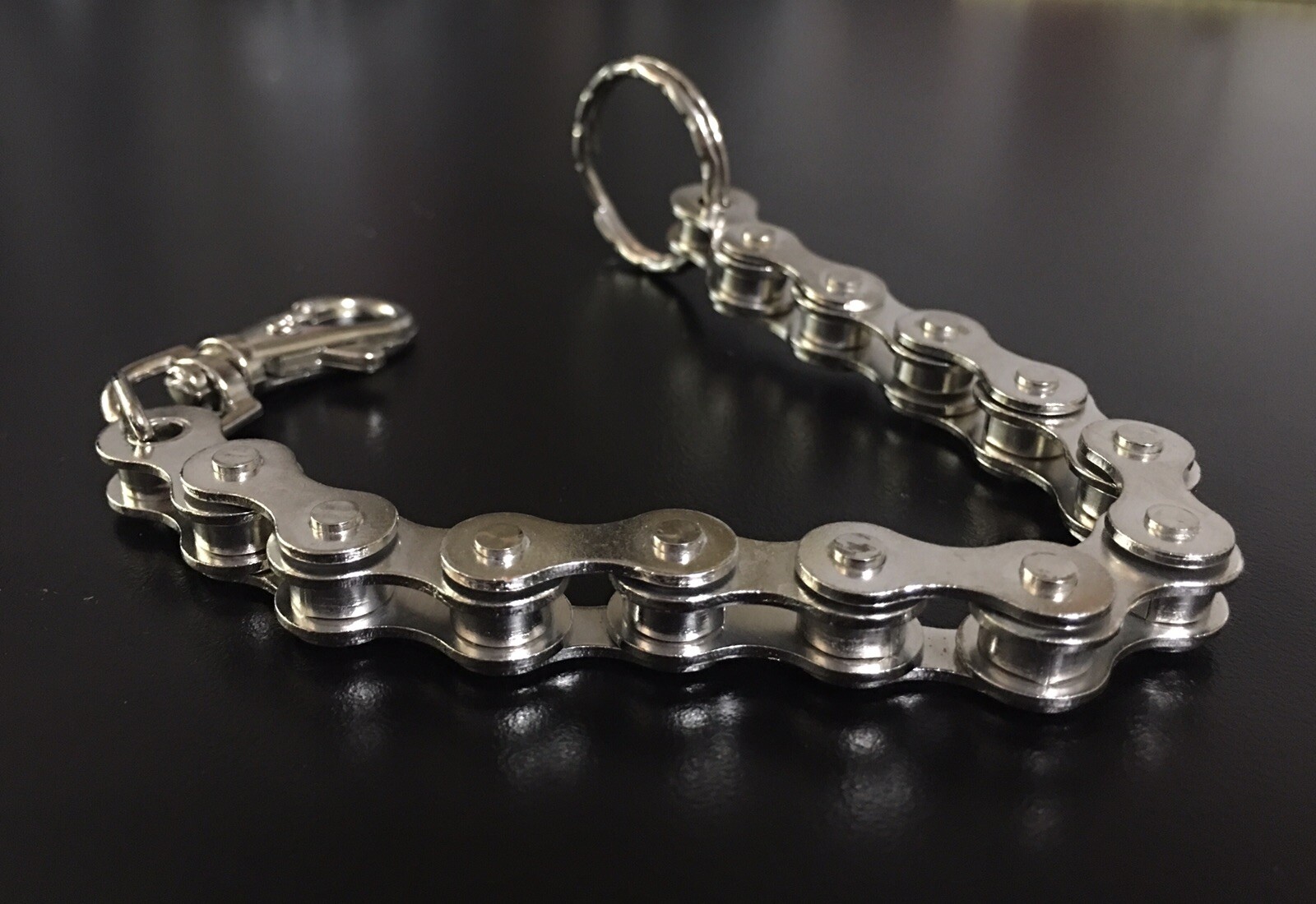 Skaters Punk Bikers Bike Bicycle Chain Wallet Chain Keychain Bracelet ...