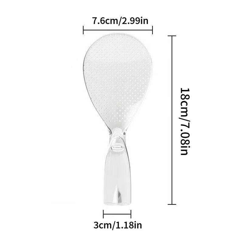 Standing Rice Spoon Non Stick PP Material Rice Cooking Scoop Kitchen ...